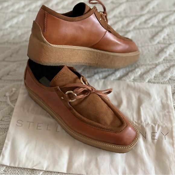 Stella McCartney | Shoes | New Stella Mccartney Brown Faux Suede And ...